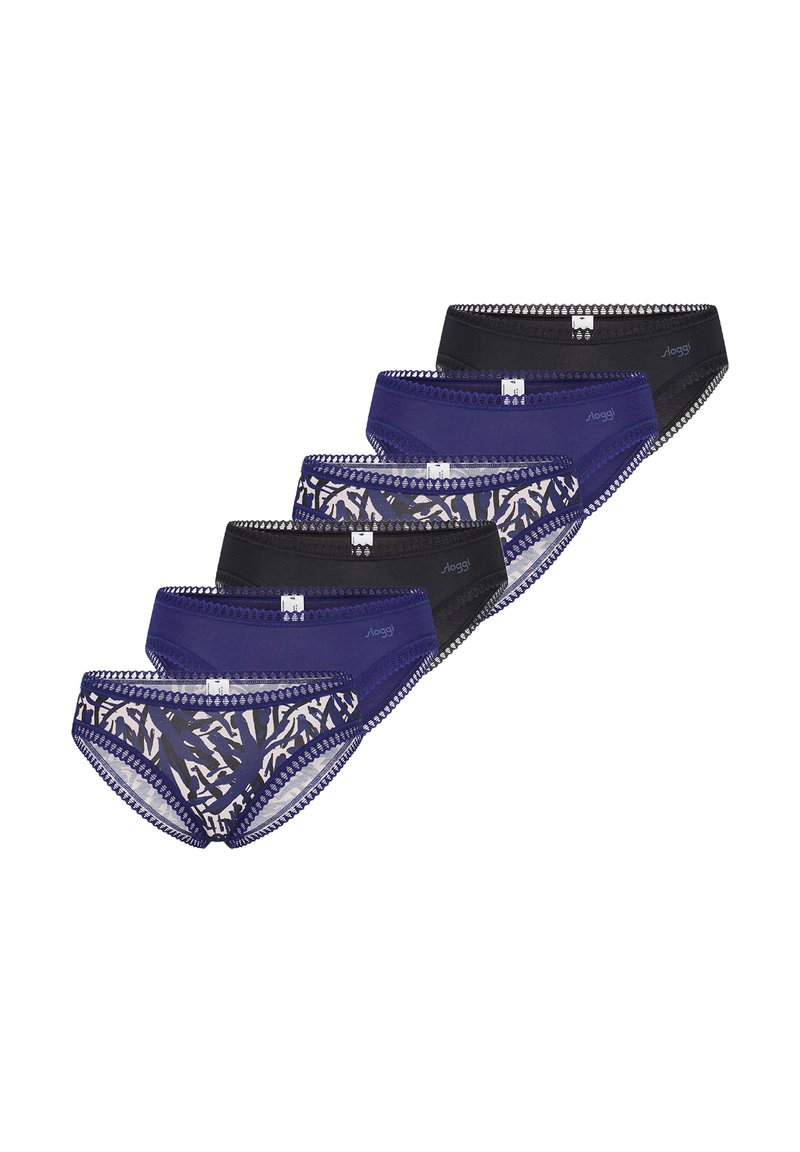 Sloggi GO Crush - 6er Pack Mini - Trusser - schwarz blau/blå - Zalando.dk