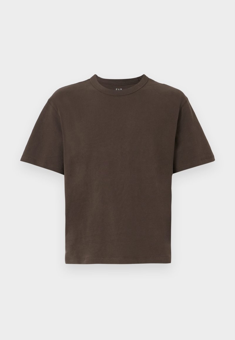 GAP SOFT CROPPED - T-shirt basic - basic brown/bruin - Zalando.be