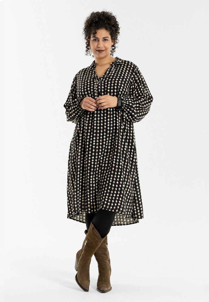 Studio GUNDA - Freizeitkleid - black printed/schwarz - Zalando.at