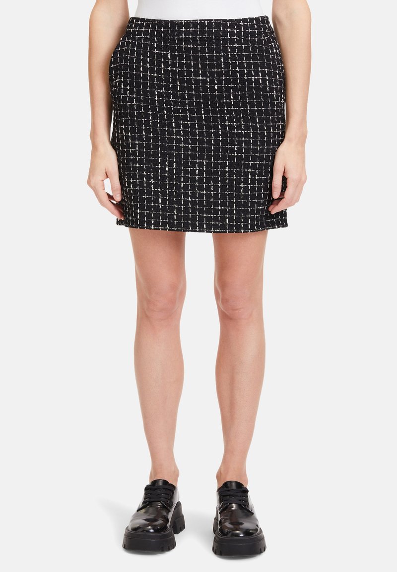 Cartoon A-snit nederdel - schwarz weiß/sort - Zalando.dk