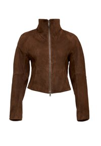VSP SERRA - Leather jacket - camel - Zalando