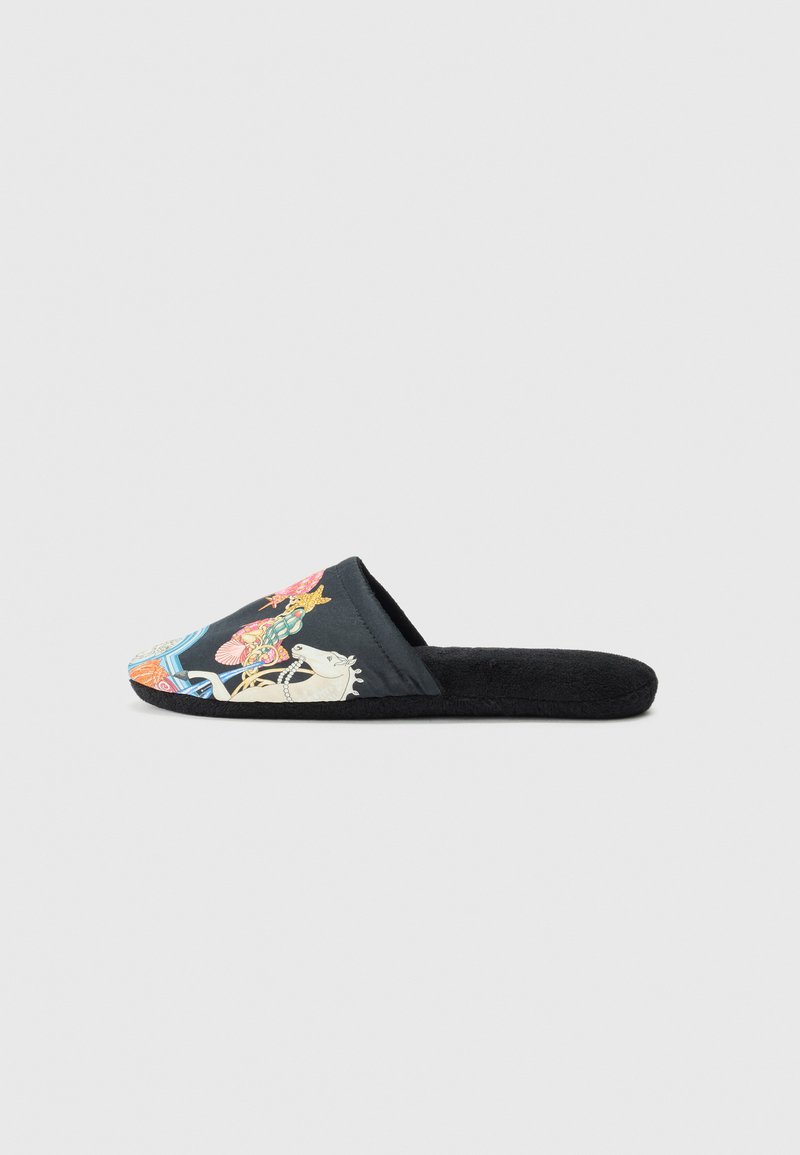 Versace Pantuflas - black/multi-coloured/multicolor - Zalando.es