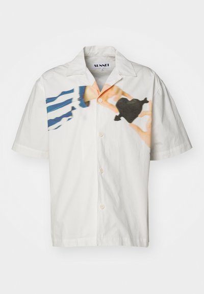 Sunnei SHORTSLEEVE CUORE DI PIETRA PRINT - Shirt - off white/off-white ...