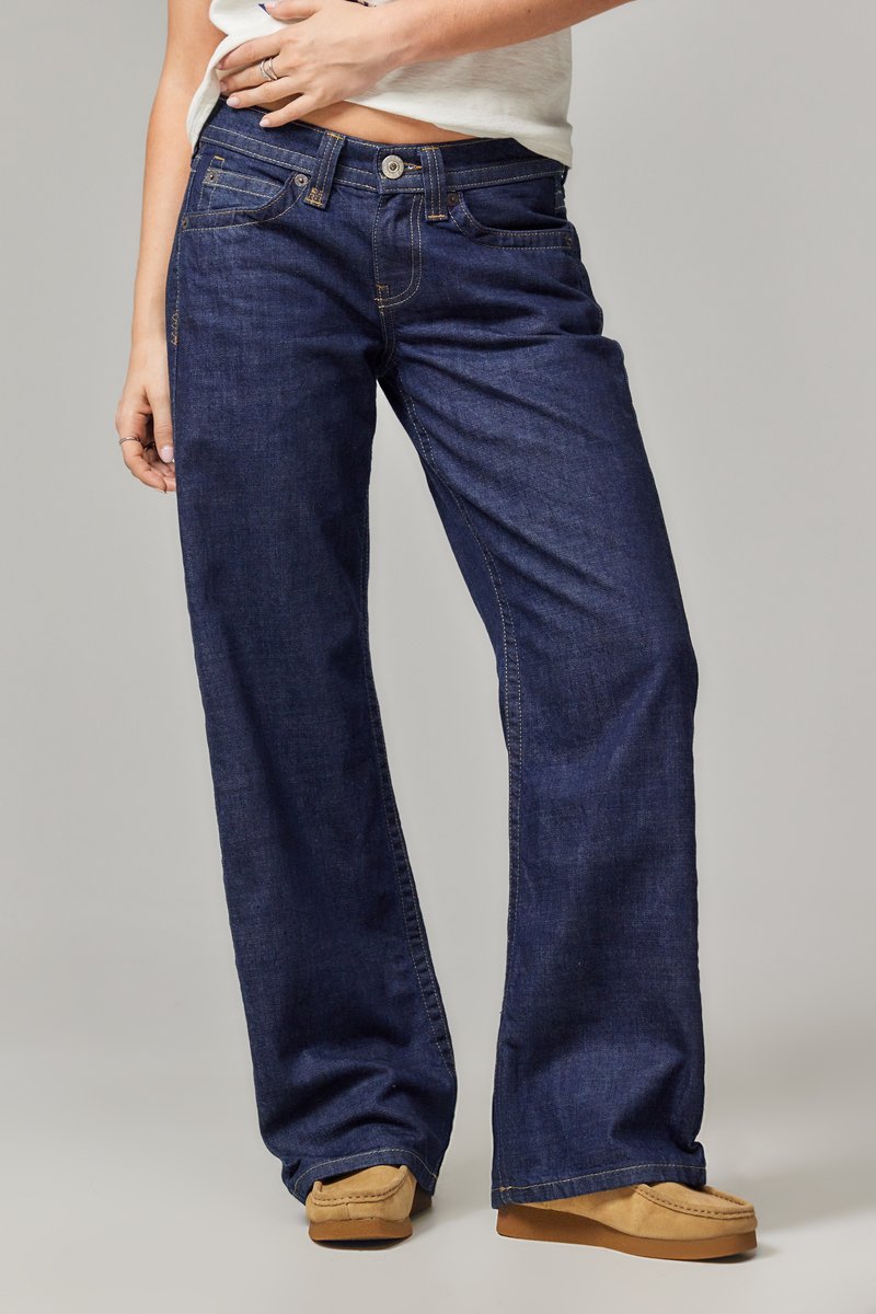 BDG Urban Outfitters KAYLA LOW RIDER - Jeans relaxed fit - dark vintage ...