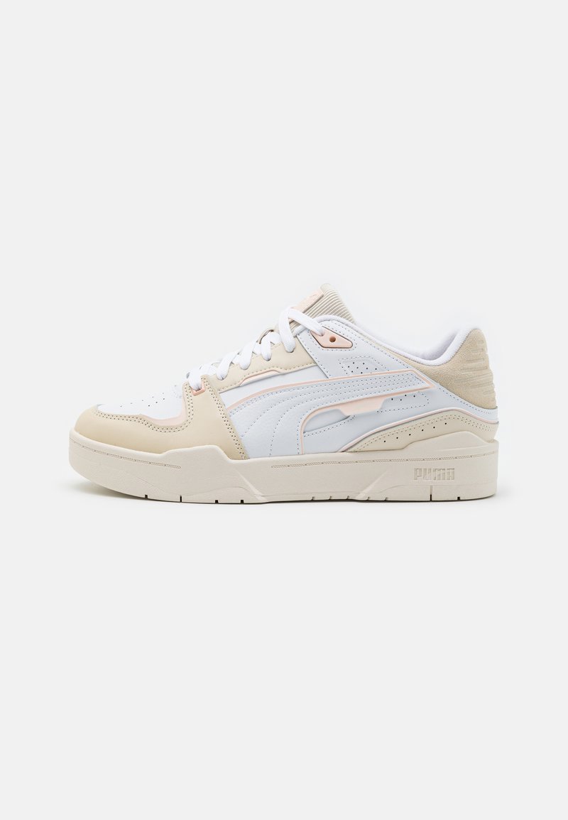 Puma SLIPSTREAM BBALL UNISEX - Trainers - white/alpine snow/rosebay ...