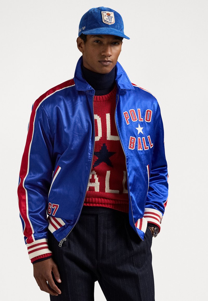 Polo Ralph Lauren POLO BALL SATIN JACKET UNISEX - Bomber Jacket - rugby ...