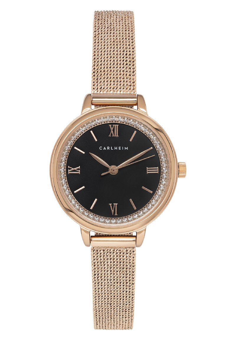 Carlheim Watch - rose gold black rose gold/black - Zalando.ie