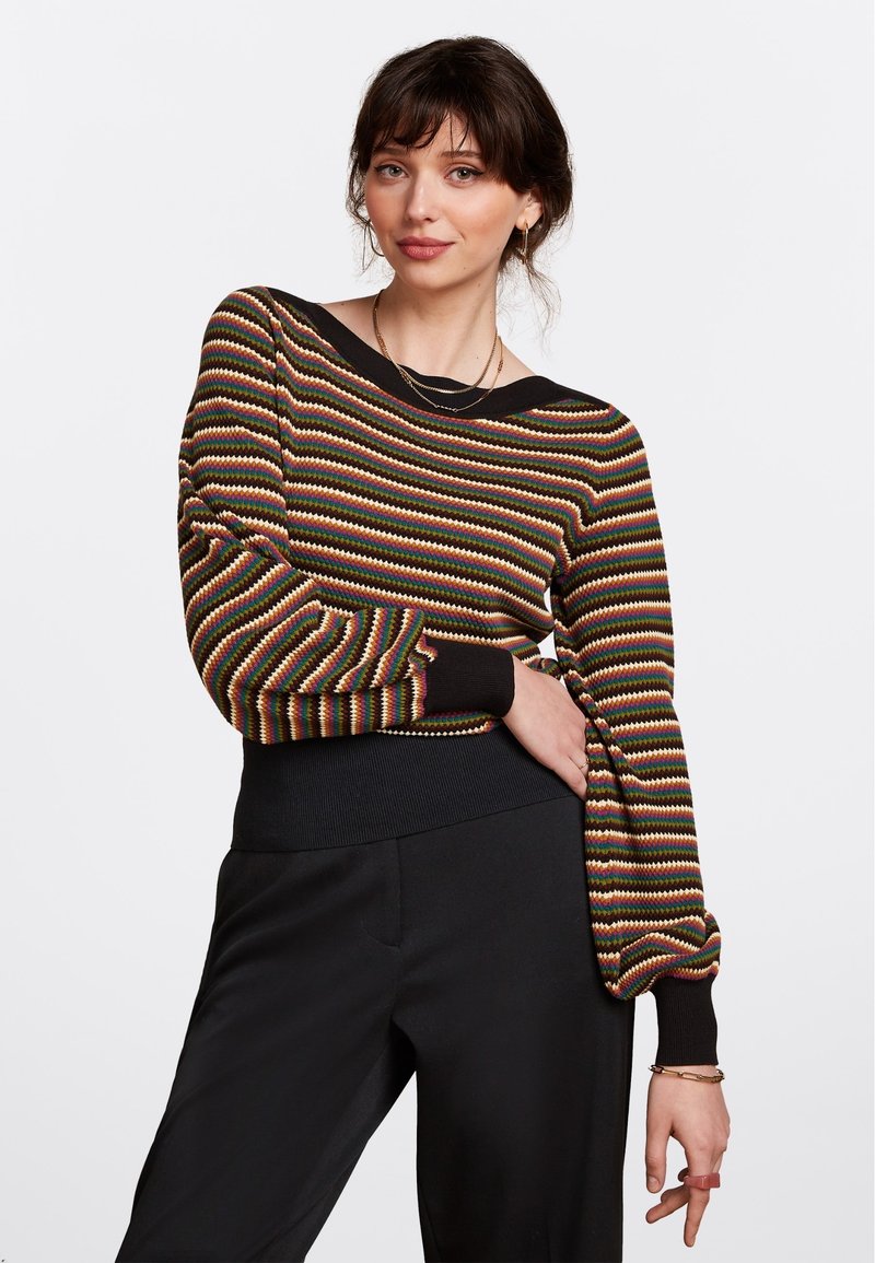 King Louie ERIN GILMOUR - Pullover - black/noir - ZALANDO.FR