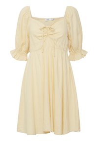 b.young BYFALAKKA SHORT DRESS - Robe de jour - italian straw/jaune ...