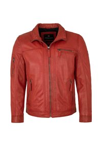 Redpoint BRICE - Leather jacket - rot/red - Zalando