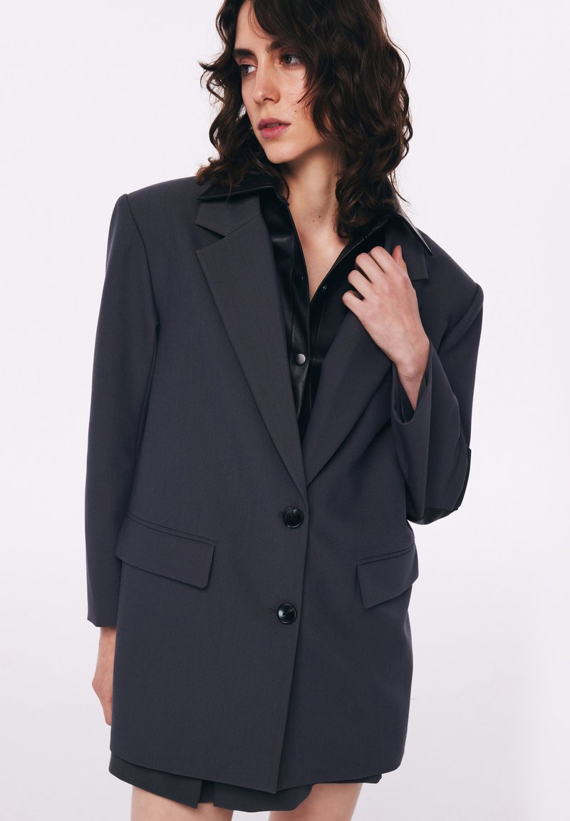 Twist TWIST DOUBLE-LOOK - Short coat - anthracite - Zalando