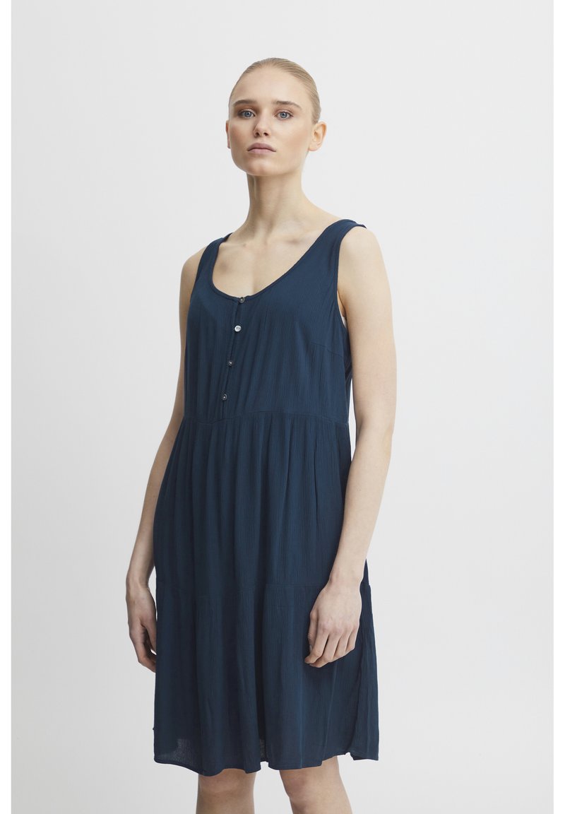 ICHI IHMARRAKECH - Day dress - total eclipse/dark blue - Zalando.ie