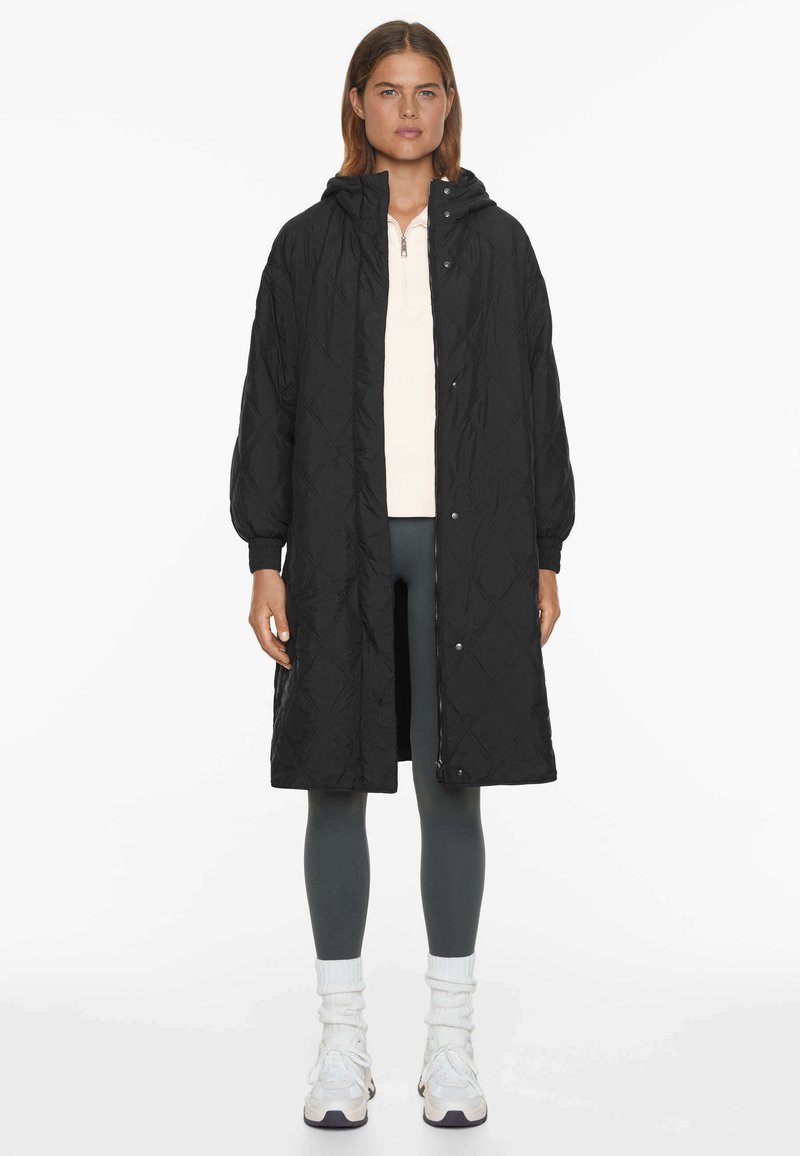 OYSHO FELLEX AEROGEL - Winter coat - black - Zalando