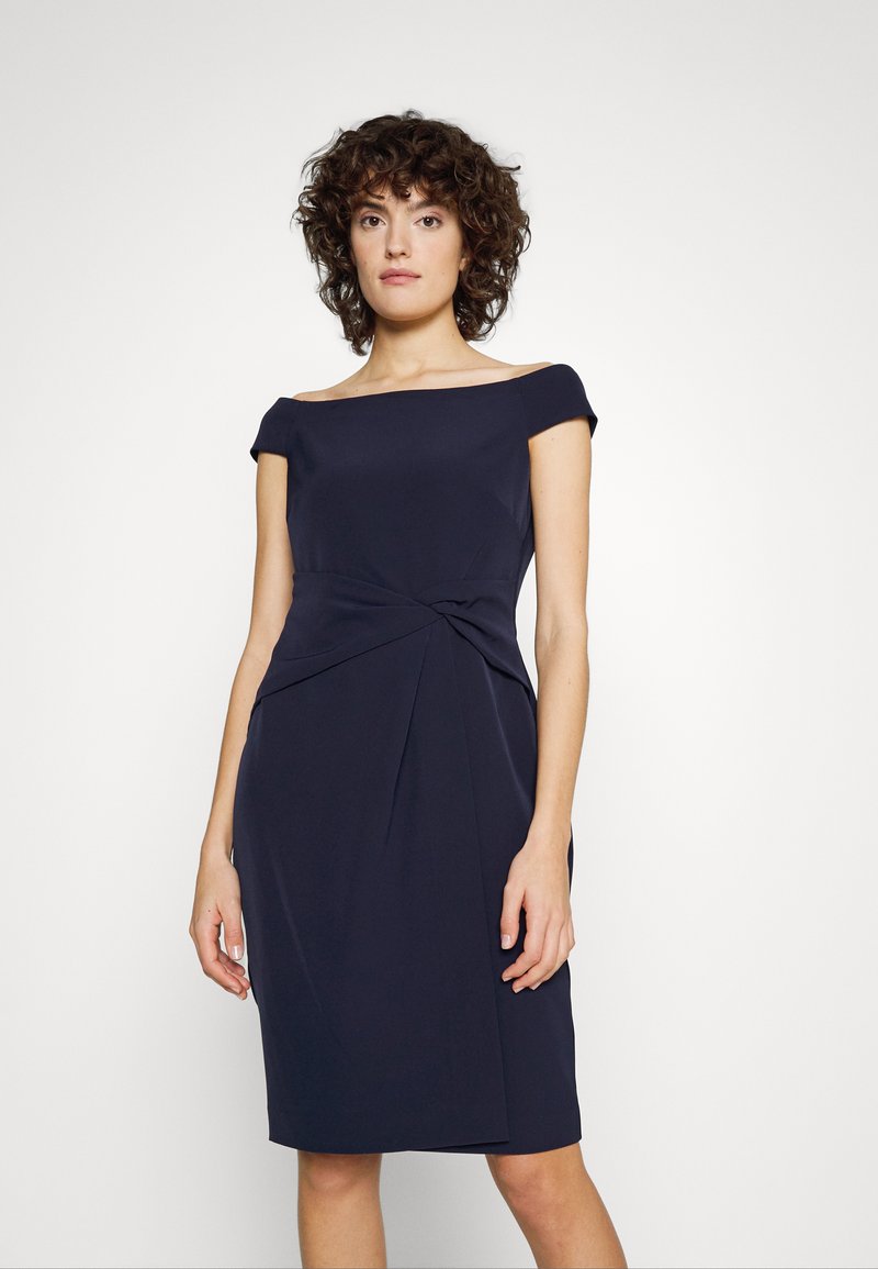 Lauren Ralph Lauren SARAN SHORT SLEEVE - Vestito elegante - lighthouse navy/blu scuro - Zalando.it