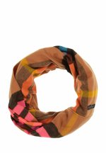 FRAAS PLAID CASHMINK LOOP - MADE IN GERMANY - Sjaal - soft camel/camel ...