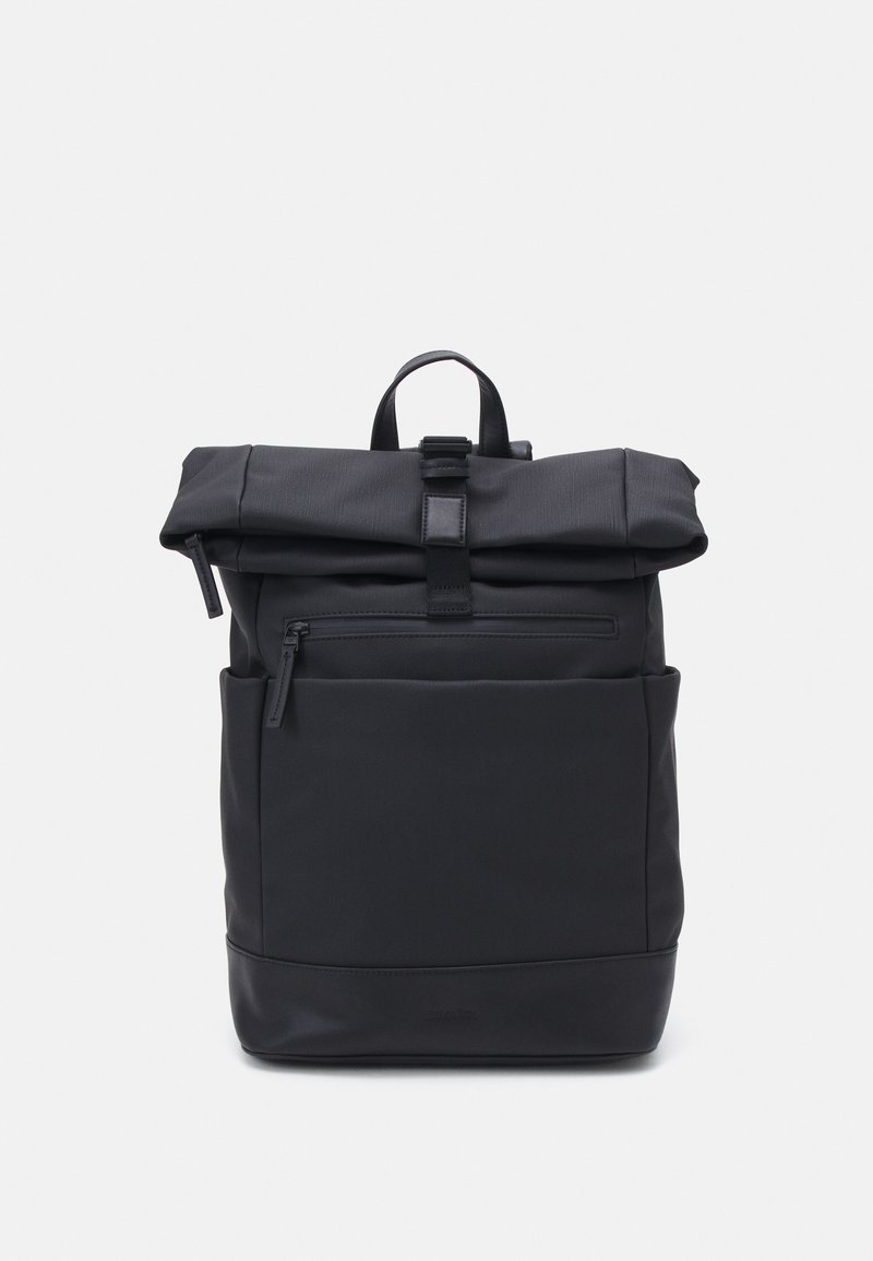 Calvin Klein TECH SENSUAL ROLL TOP UNISEX - Rucksack - black - Zalando.ie