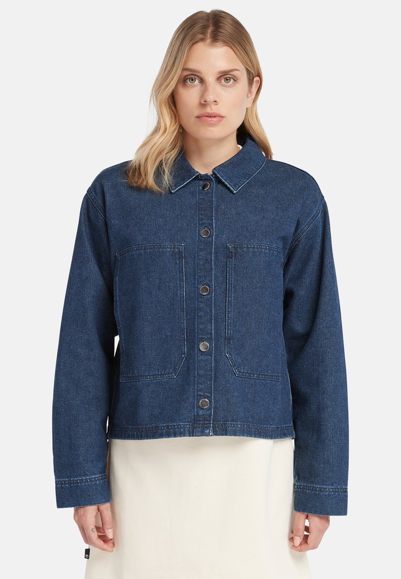 Timberland CHORE - Chaqueta vaquera - authentic indigo/azul marino ...