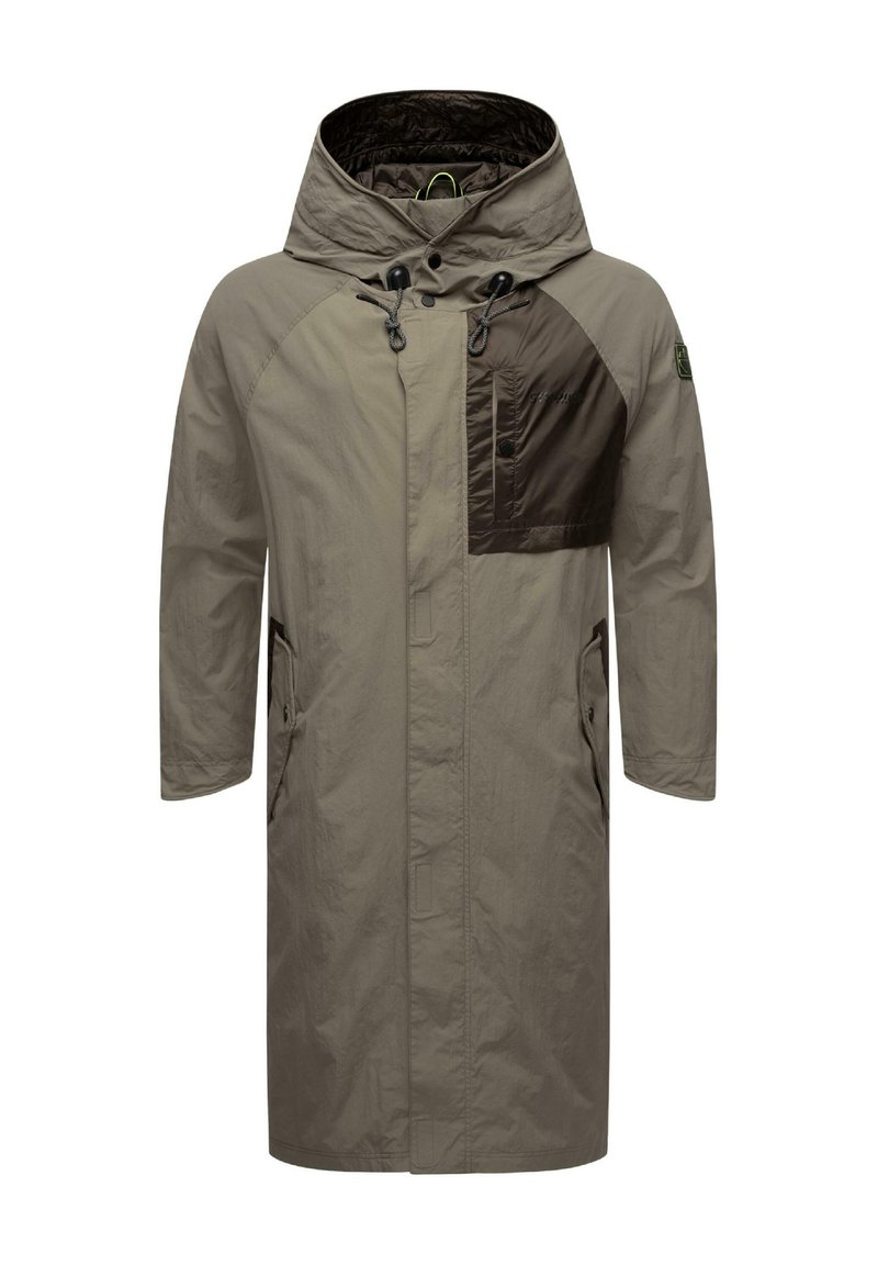 STONE HARBOUR ZAFAAR - Regenjas - stone brown/bruin - Zalando.be
