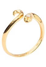 Lovisa SNAKE WRAP - Ring - gold coloured/gold-coloured - Zalando