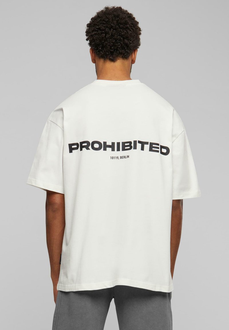 PROHIBITED T-shirt print - off white/wit - Zalando.nl