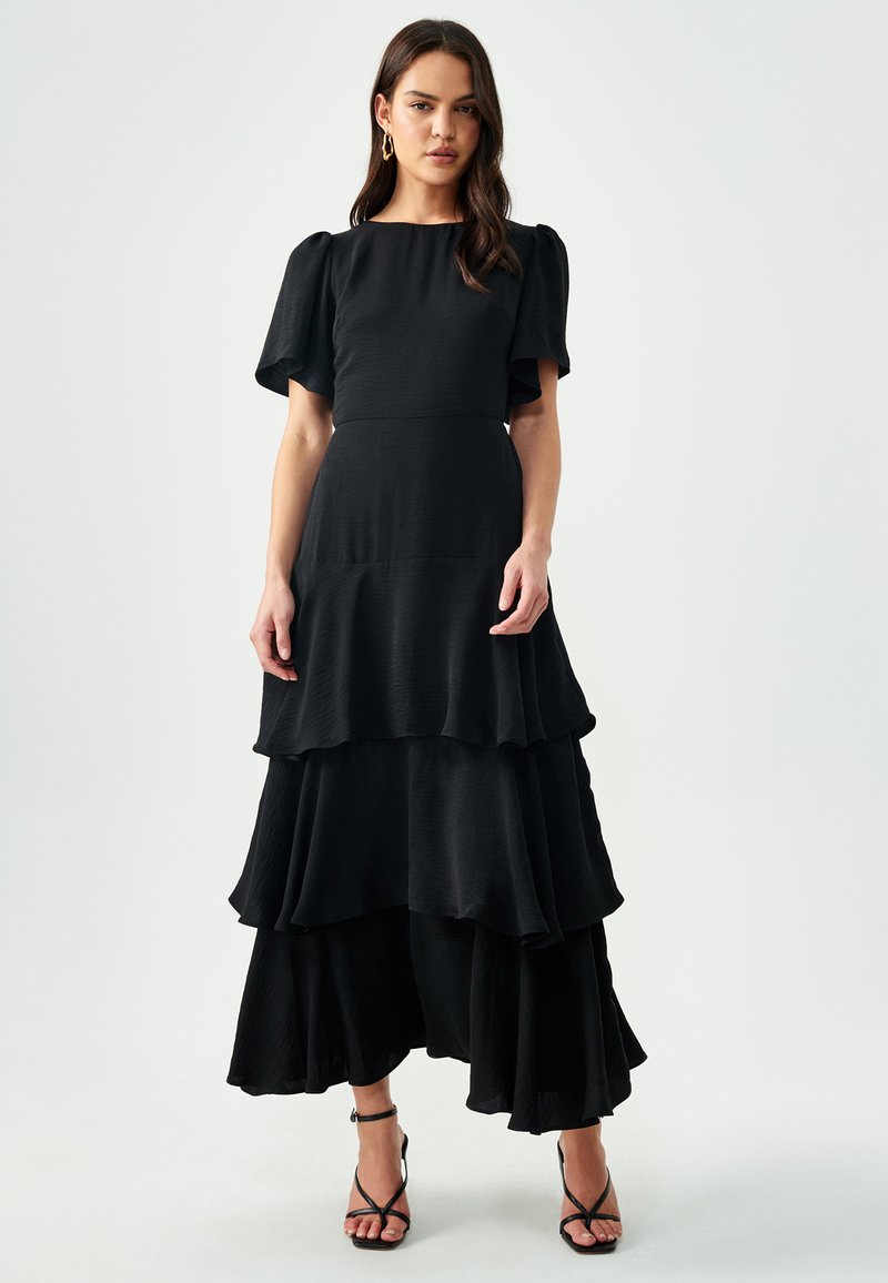 SÁVEL VALARIE TIER - Długa sukienka/czarny - Zalando.pl