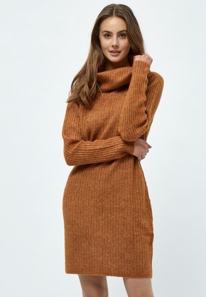 b.young BYNONINA - Robe pull - caribou melange/marron - ZALANDO.FR