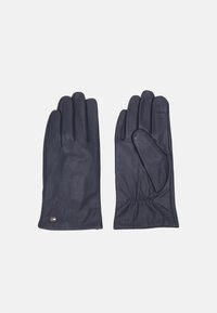 Tommy Hilfiger ESSENTIAL FLAG GLOVES UNISEX - Handsker - space blue/mørkeblå - Zalando.dk