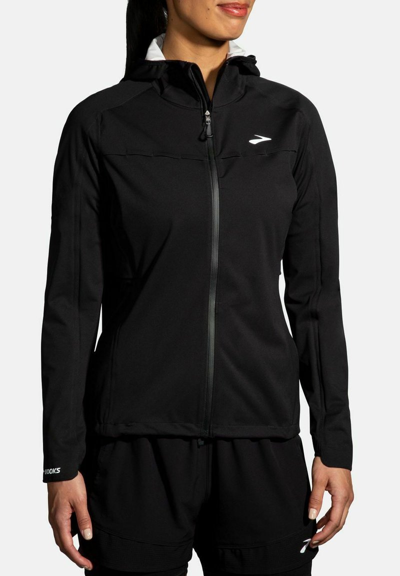 Brooks HIGH POINT - Waterproof jacket - black - Zalando.de