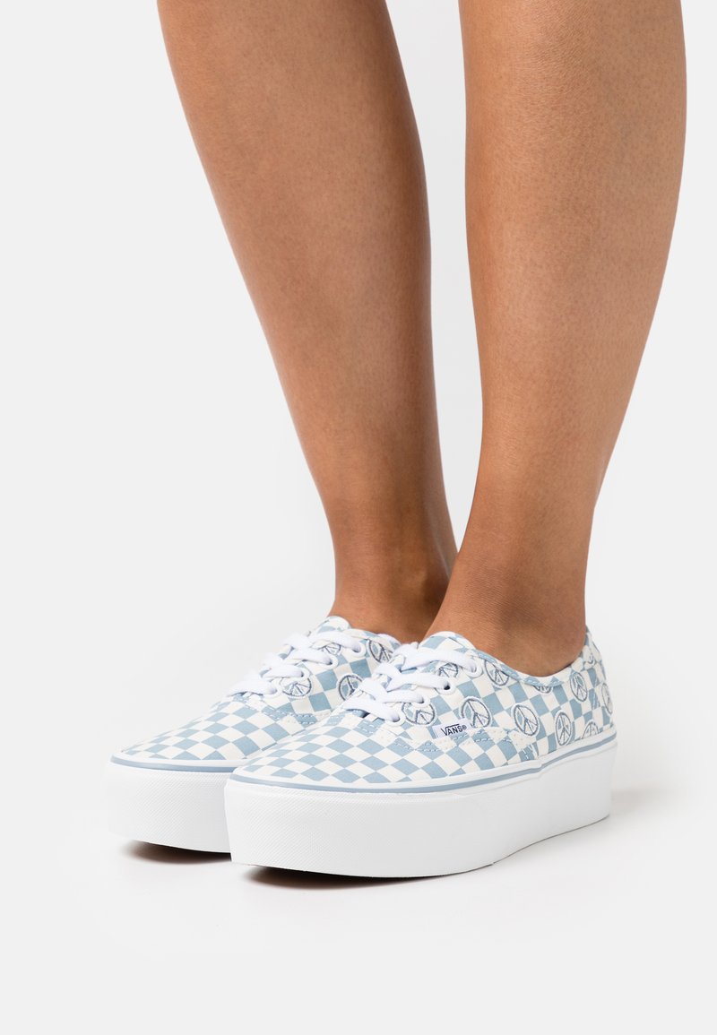 Vans UA AUTHENTIC STACKFORM - Trainers - ashley blue/blue - Zalando.co.uk