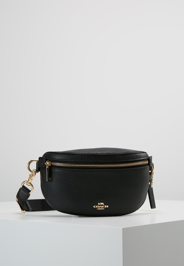 Coach POLISHED PEBBLE BETHANY BELT BAG - Bum bag - gold/black/black ...