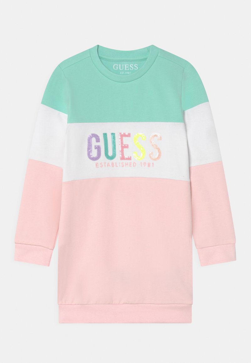 Guess TODDLER FRENCH DRESS - Freizeitkleid - multicolor/mehrfarbig ...
