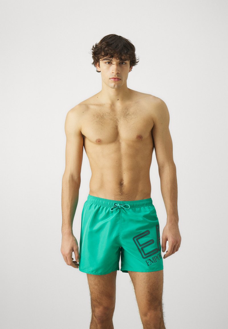 EA7 Emporio Armani WATER LOGO - Short de bain - spectra green/stargaze ...