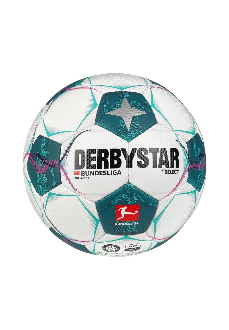 Derbystar EQUIPMENT BUNDESLIGA BRILLANT - Football - weissgruen/white ...