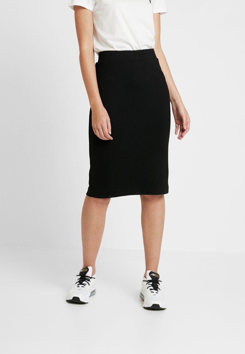 Selected Femme Slfshelly Pencil Skirt Pencil Skirt Black Sort