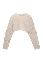 PULL&BEAR WITH BACK VENT - Jumper - sand - Zalando.de