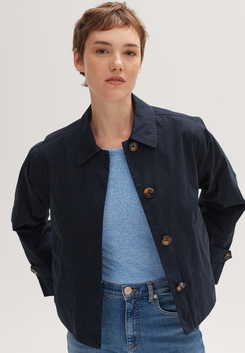 Opus HAJANI - Lichte jas - coal blue/blauw - Zalando.be