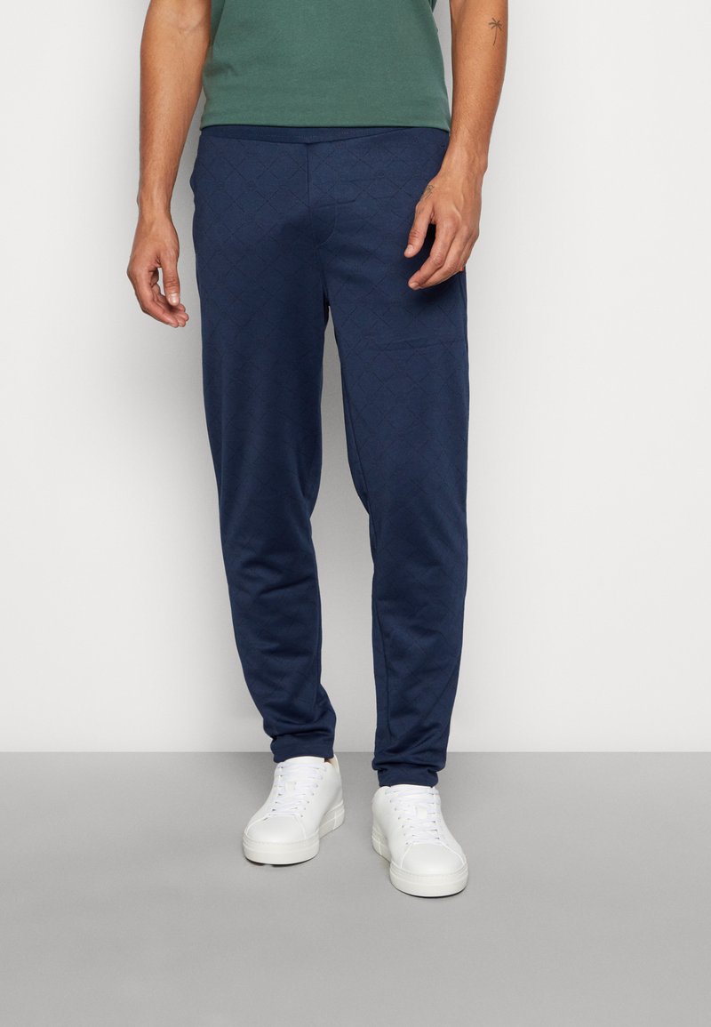 Ellesse Brava Track Pant Tracksuit Bottoms Navy Blue Uk