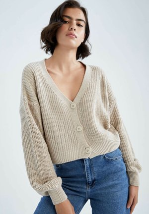 ONLY ONLCAROL NICE LS NOOS - Strickjacke - pumice stone/beige - Zalando.at