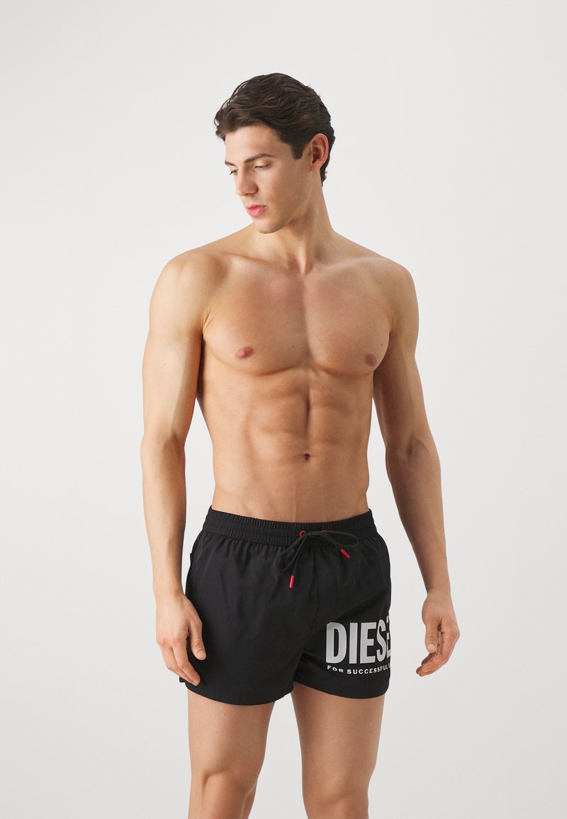 Diesel MARIO - Swimming shorts - black/white/black - Zalando.co.uk