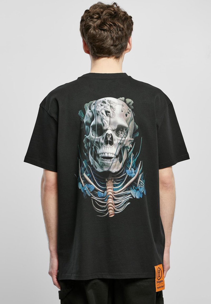 Forgotten Faces UNISEX ERODED BACK HEAVY - Print T-shirt - black - Zalando.ie