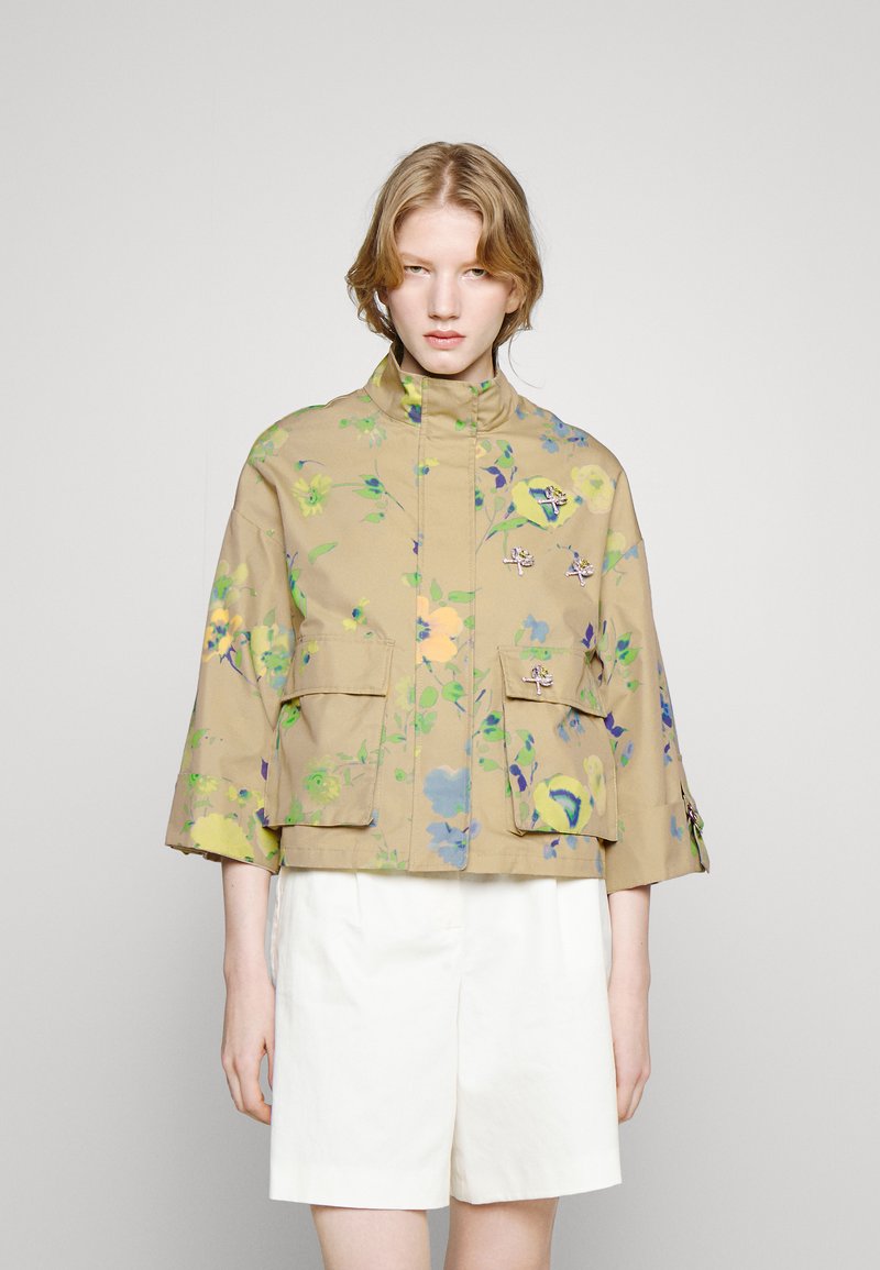 MAX&Co. APPLAUSO - Summer jacket - watercolor beige/blue - Zalando.co.uk