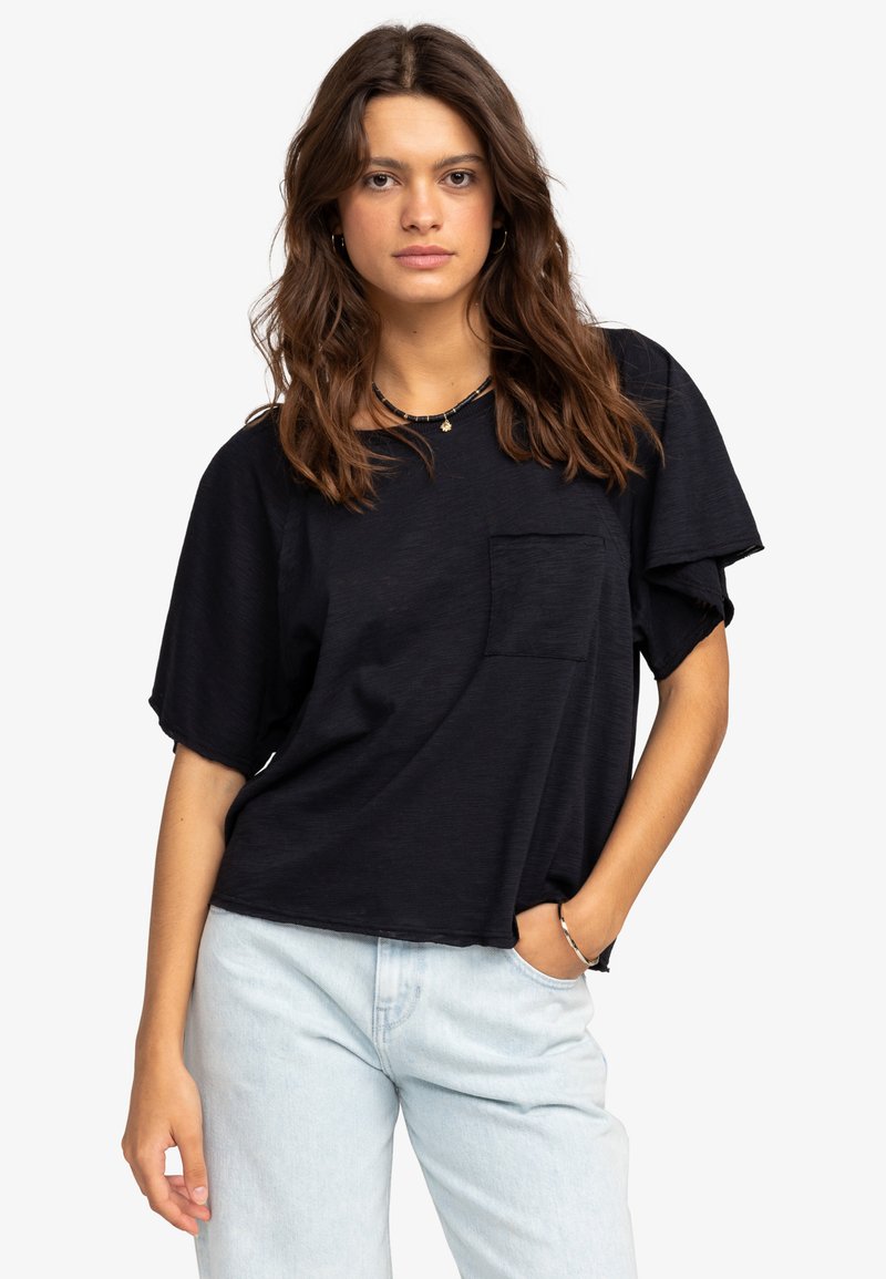 Roxy T-shirt basic/antracytowy - Zalando.pl