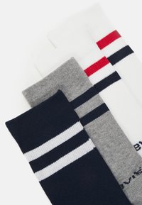 Levi's® REGULAR CUT SPORT STRIPE UNISEX 4 PACK - Sokker - iconic /navy ...