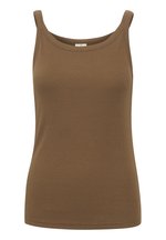 Kaffe CARNA TANK - Top - soft silt/braun - Zalando.at