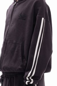 FAVELA UNISEX - Zip-up sweatshirt - black - Zalando.co.uk