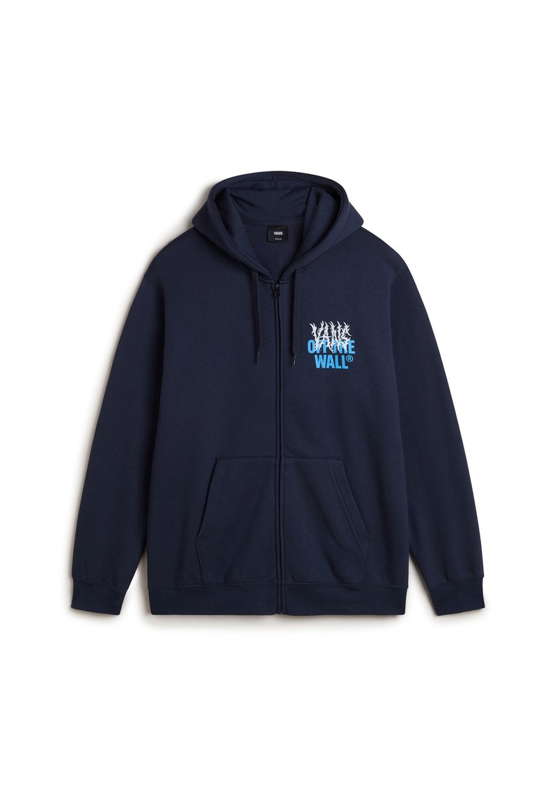 Vans Mikina na zip - dark blue/tmavě modrá - Zalando.cz