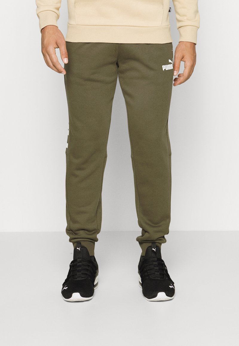 Puma POWER - Jogginghose - forest night/khaki - Zalando.ch
