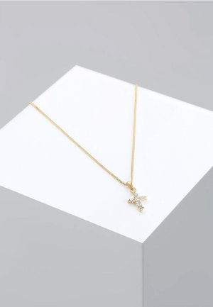 Elli CROSS VINTAGE LOOK - Collar - gold/dorado - Zalando.es