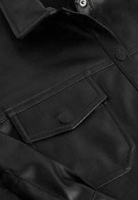 Next OVERSIZED SHACKET STANDARD. - Kunstlederjacke - black pu/schwarz ...