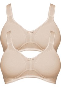 Susa 2 PACK - T-Shirt BH - cappuccino cappuccino/beige - Zalando.de